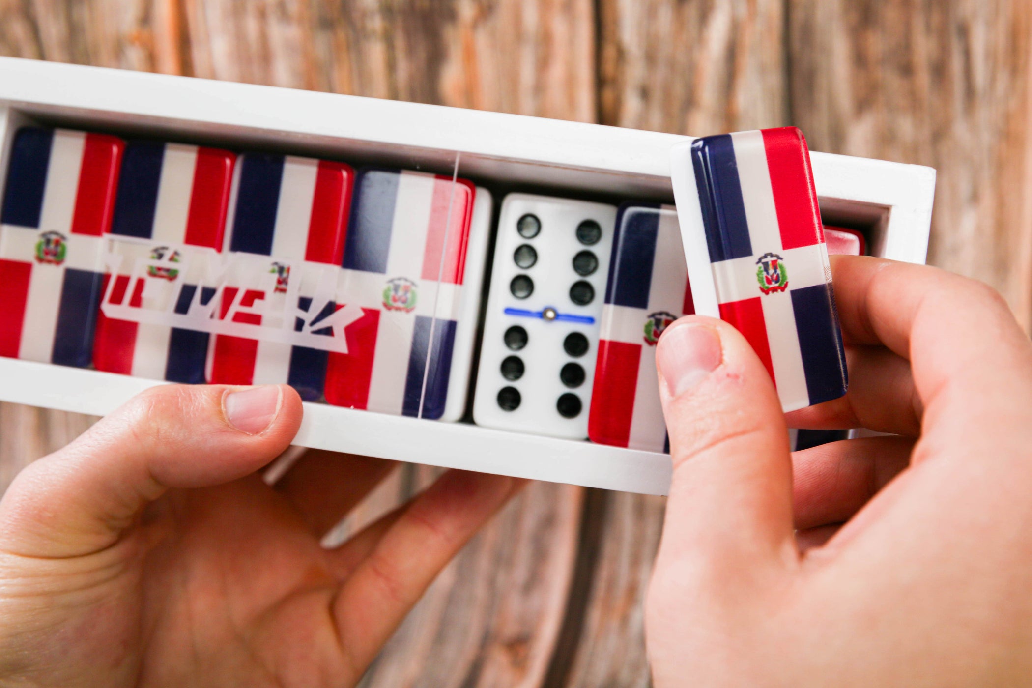 Dominican Republic Flag Dominos – TOMA Domino